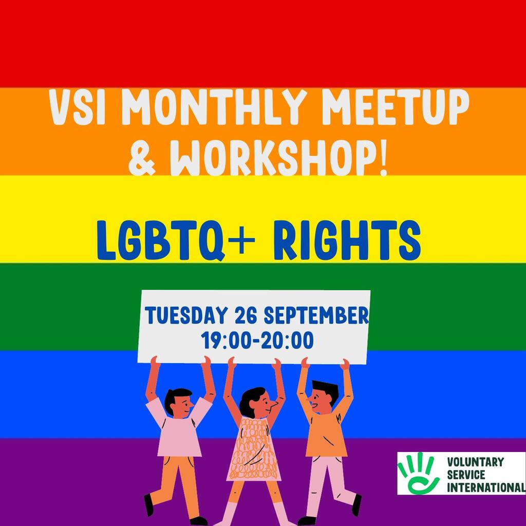 VSI Meetup & Workshop, "LGBTQ+ Rights" | VSI - Voluntary Service ...